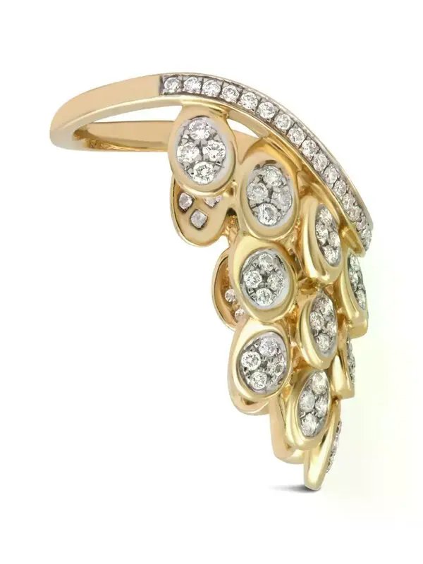 RAINBOW K Blossom Pavé Diamond Ring
