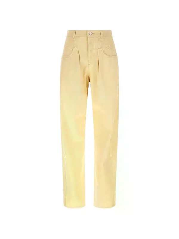 Isabel Marant Étoile Lisha Barrel Leg Jeans - Neutrals