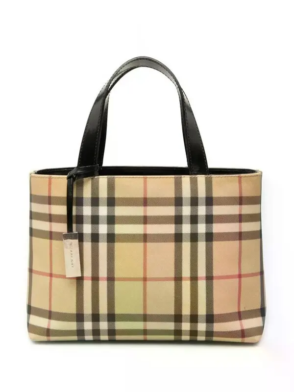 Burberry Coated Canvas Handbag