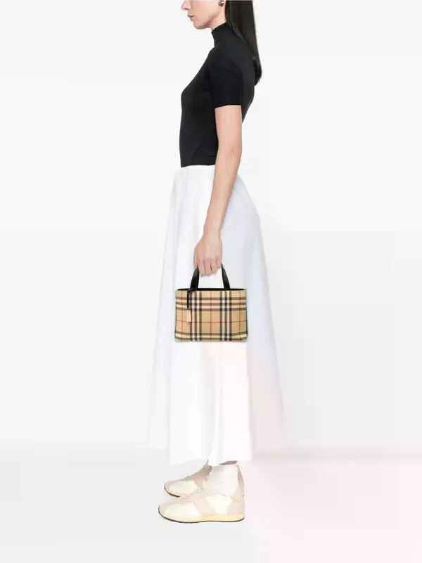 Burberry Coated Canvas Handbag
