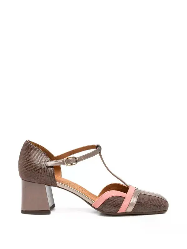 Chie Mihara Volai T-bar Pumps - Brown