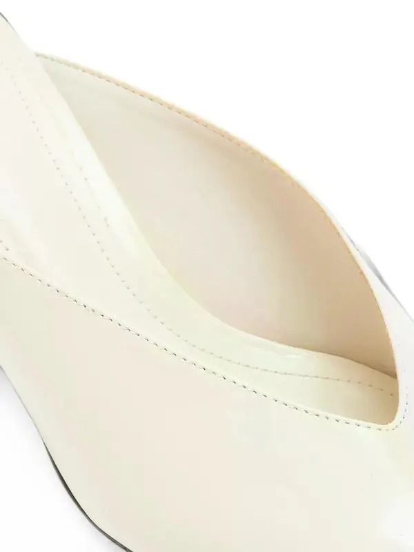 Schutz Pointed-toe Leather Mules