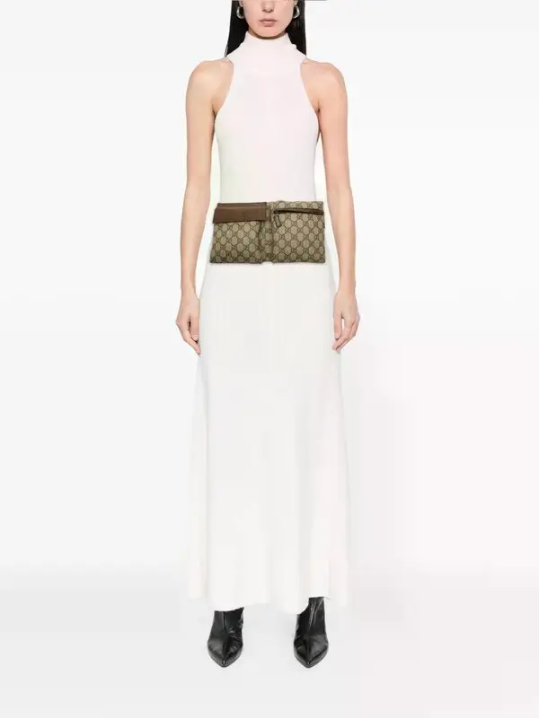 Gucci Gg Supreme Double Pocket Belt Bag