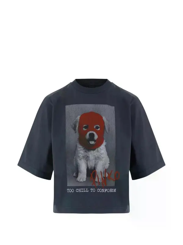 Pinko Graphic-print T-shirt - Grey