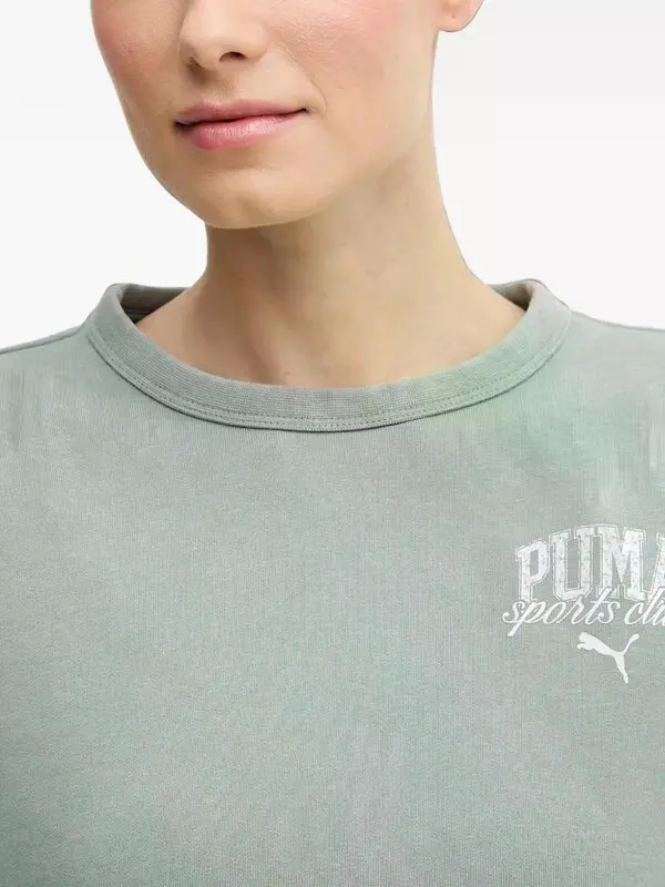 PUMA Logo-print Sweatshirt - Green