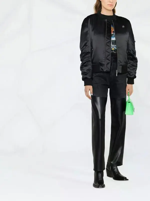 Philipp Plein Logo-plaque Bomber Jacket