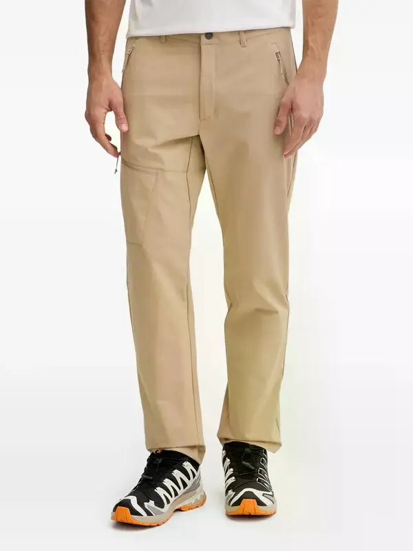 JACK WOLFSKIN Beige Logo Print Trousers