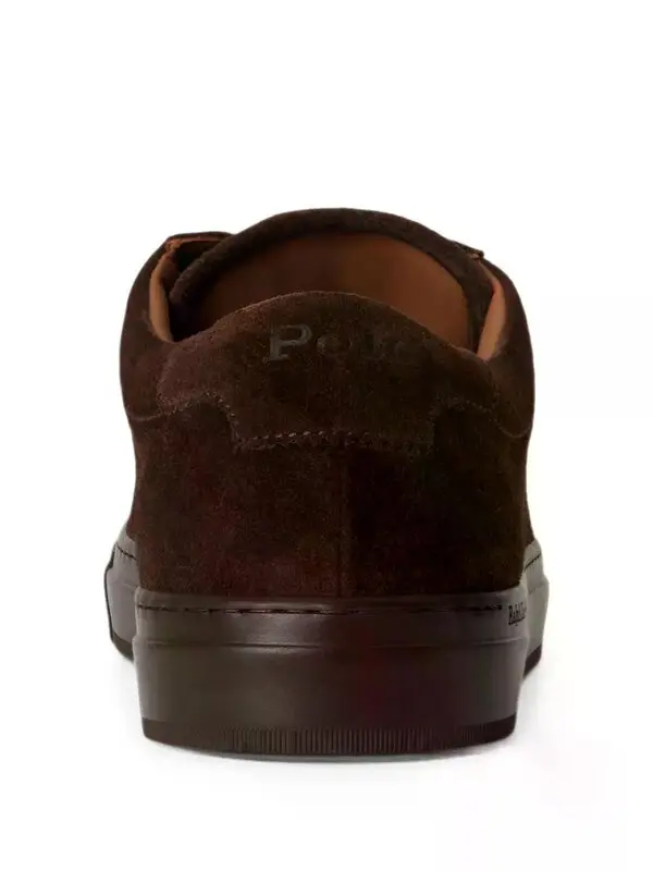Polo Ralph Lauren Jermain Calf-suede Trainers - Brown