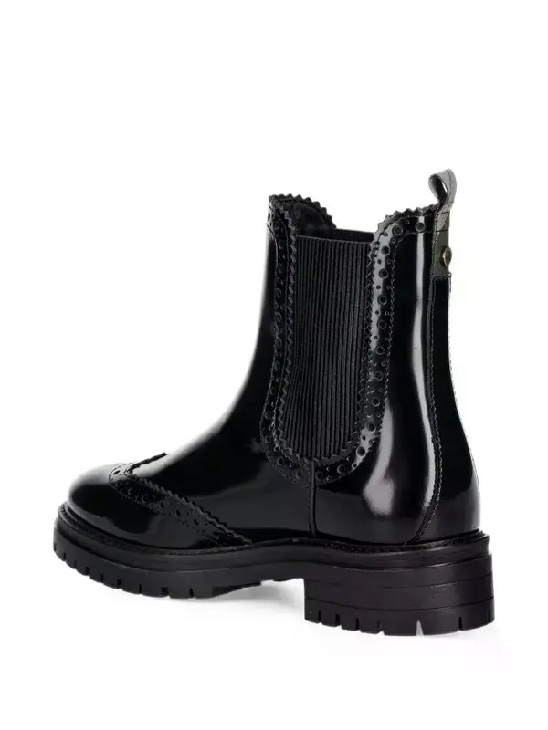 Barbour Fawne Brogue-detail Chelsea Boots