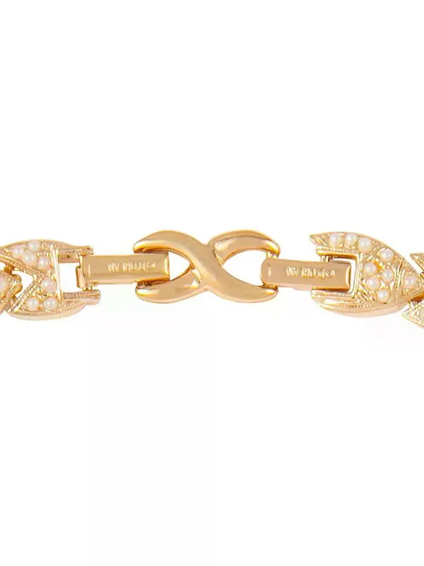 SUSAN CAPLAN 1990s D'orlan Rhinestone-embellished Choker Necklace