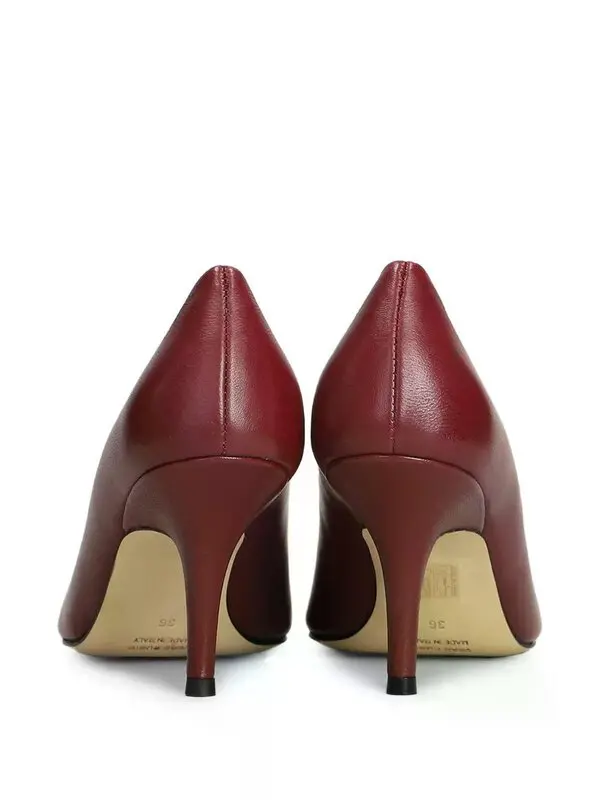 THE SELLER Pointed-toe Leather Stiletto Pumps