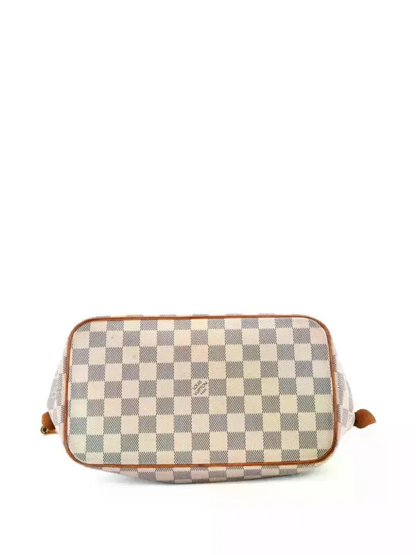 LOUIS VUITTON Saleya Handbag Damier Pm Tote Bag - White
