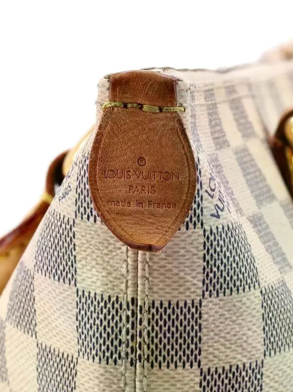 LOUIS VUITTON Saleya Handbag Damier Pm Tote Bag - White