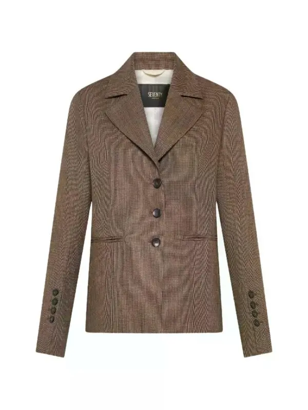 Seventy Check-pattern Tailored Jacket