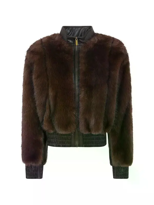 Zimmermann Valiant Faux-fur Panelled Jacket