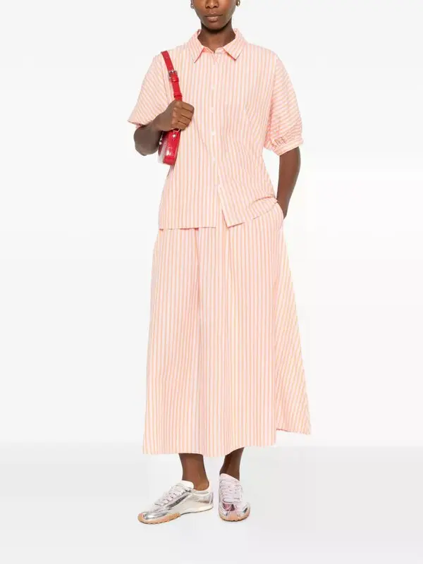 MAISON123 Domenico Striped Short-sleeve Shirt