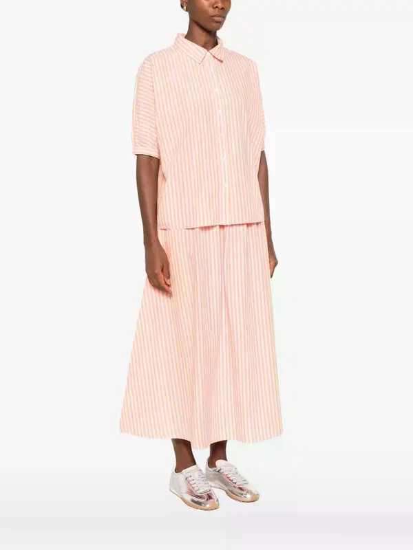 MAISON123 Domenico Striped Short-sleeve Shirt
