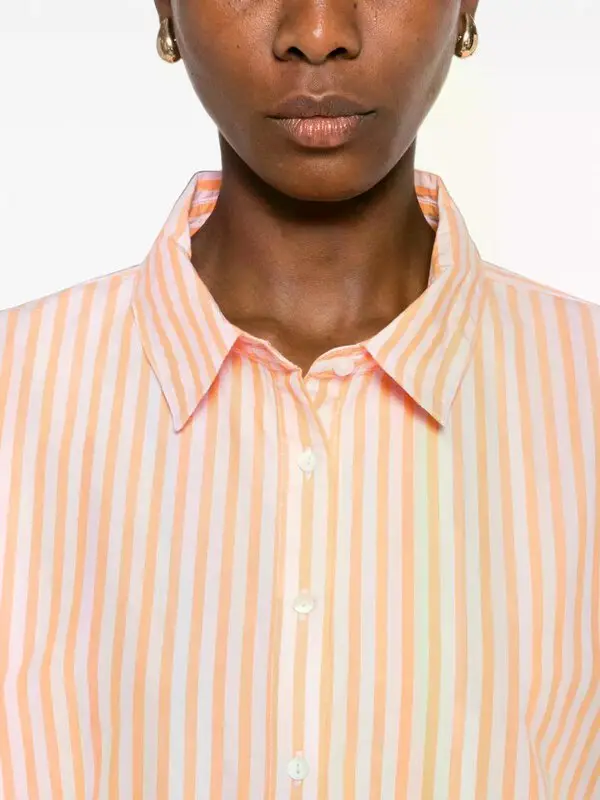 MAISON123 Domenico Striped Short-sleeve Shirt