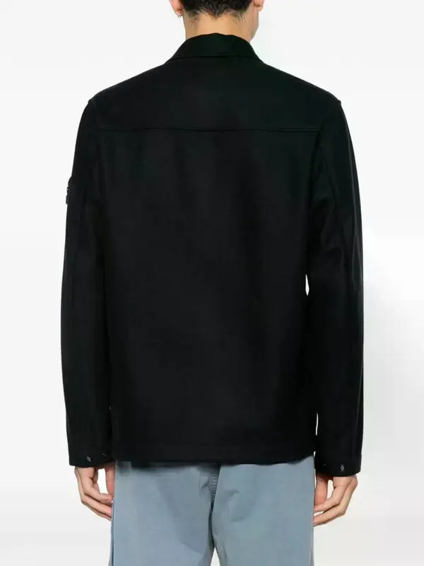 Stone Island Logo-patch Overshirt