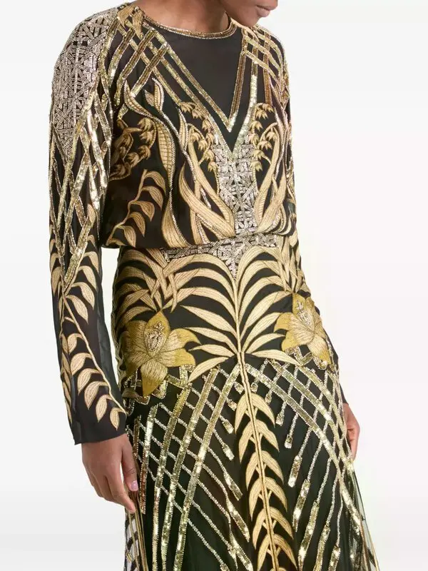 TEMPERLEY LONDON Horatio Sequin Embellished Blouse