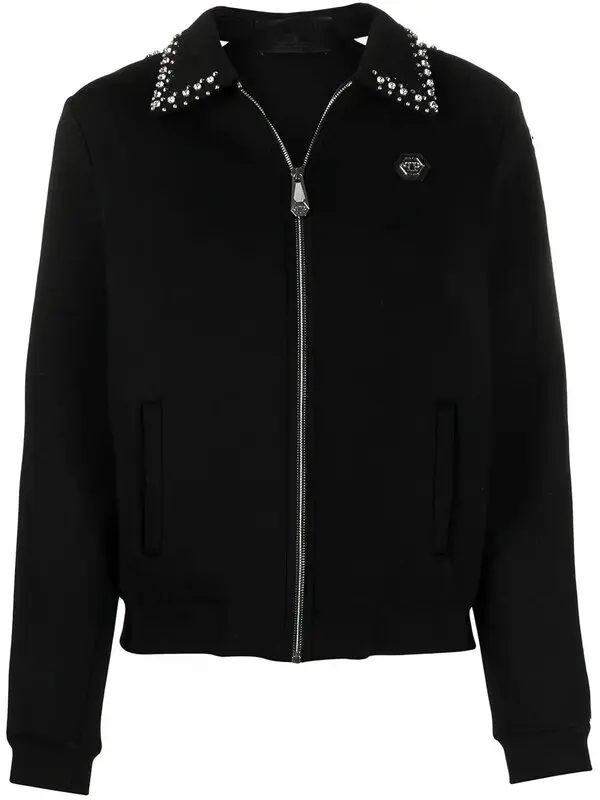 Philipp Plein Embellished Bomber Jacket
