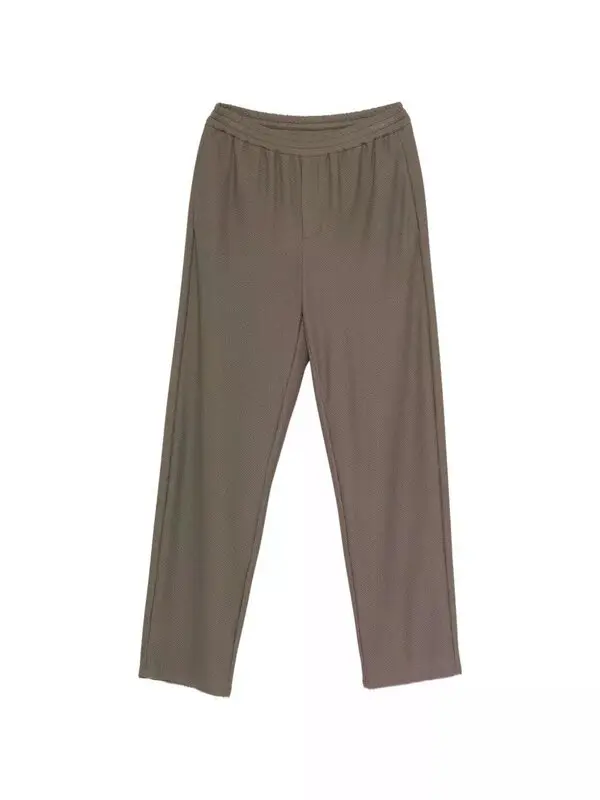 Giorgio Armani Textured Elasticated-waist Trousers