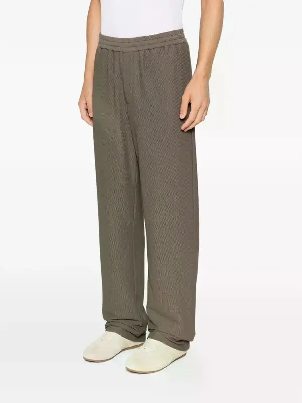Giorgio Armani Textured Elasticated-waist Trousers