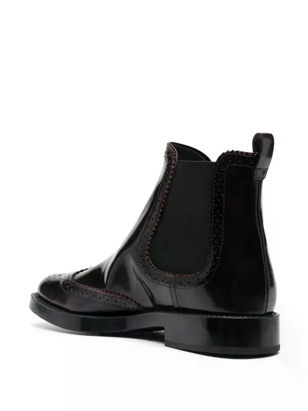 TOD'S Brogue-detail Chelsea Boots