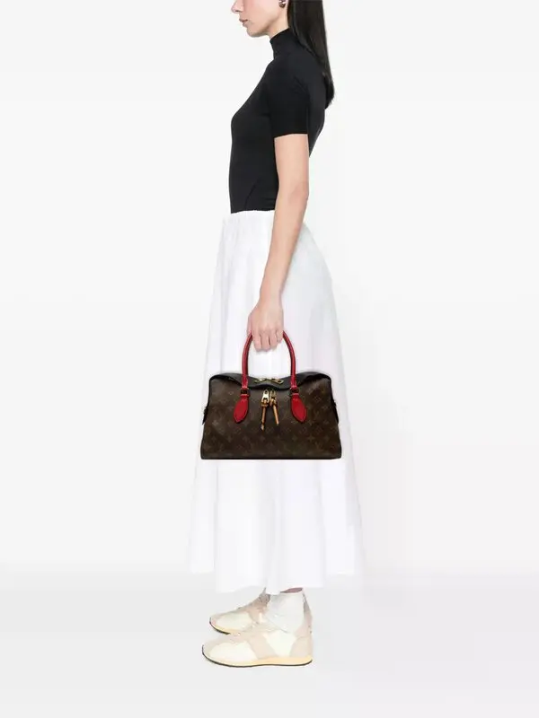 LOUIS VUITTON Monogram Canvas Tuileries Satchel - Brown