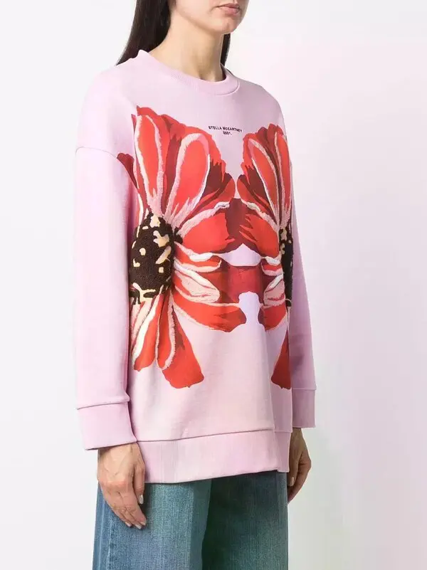 Stella McCartney Giant Flowers-print Sweatshirt