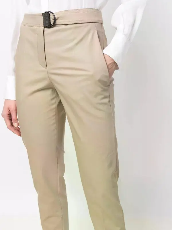 Brunello Cucinelli Cropped Slim-fit Trousers