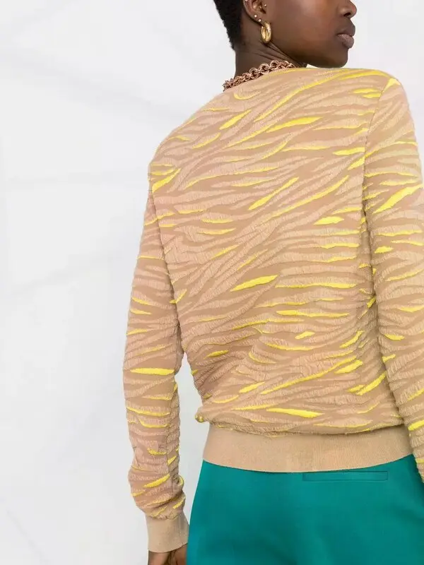 Stella McCartney Animal Pattern Knitted Jumper
