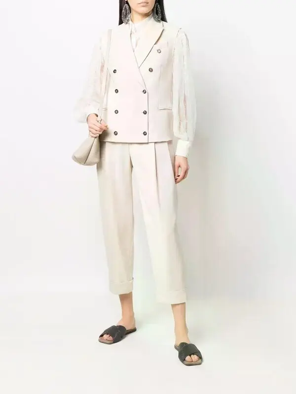 Brunello Cucinelli Pleated Waist Trousers