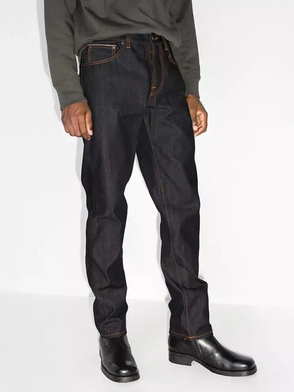 Nudie Jeans Steady Eddie Ii Straight-leg Denim