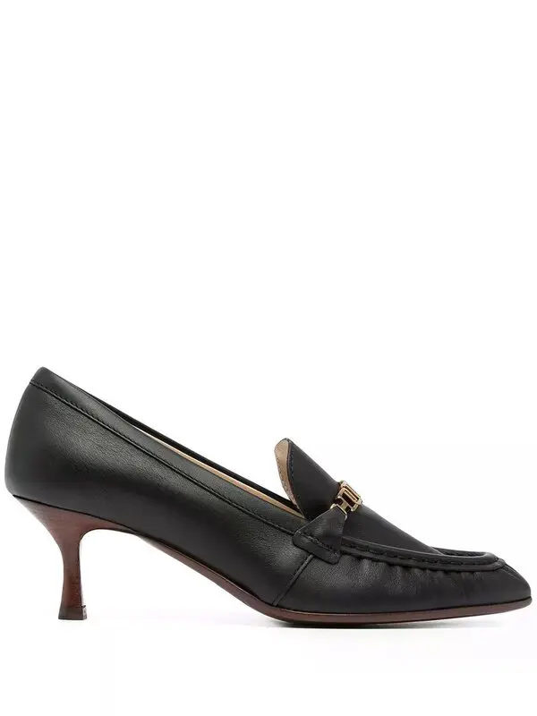 TOD'S Chain-detail Leather Pumps - Black
