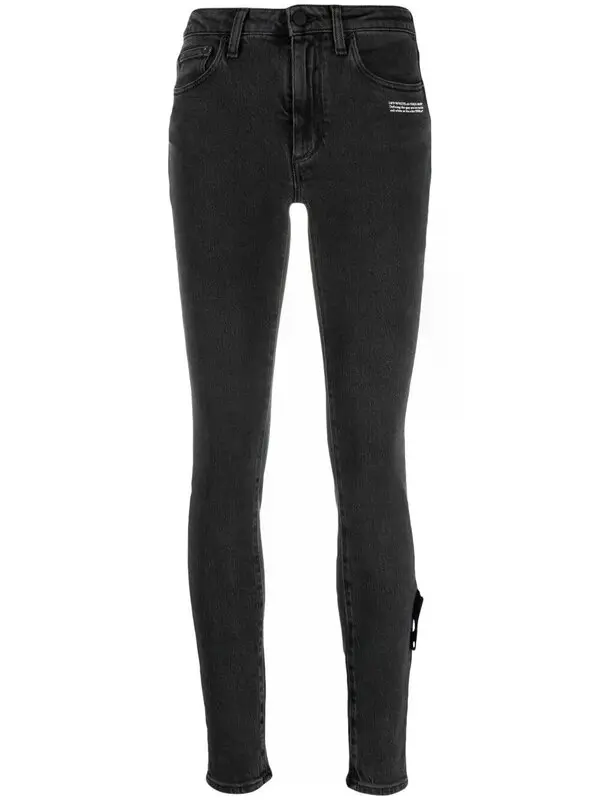 Off-White Skinny-fit Jeans - Grey