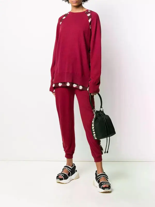 Stella McCartney Layered-effect Jumper - Red
