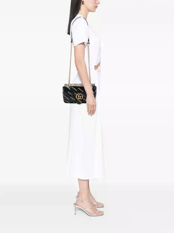 Gucci Balenciaga The Hacker Project Medium Gg Marmont Matelassé Shoulder Bag