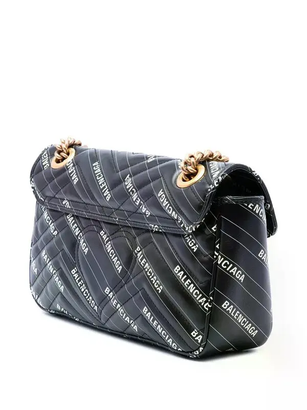 Gucci Balenciaga The Hacker Project Medium Gg Marmont Matelassé Shoulder Bag