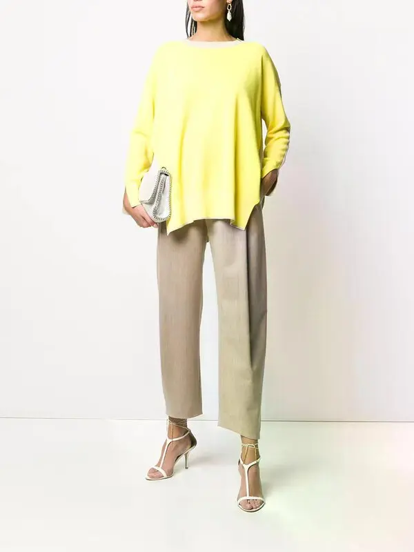 Stella McCartney Two-toned Oversized Jumper - Yellow