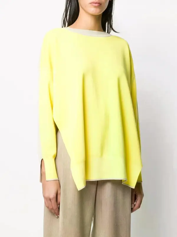 Stella McCartney Two-toned Oversized Jumper