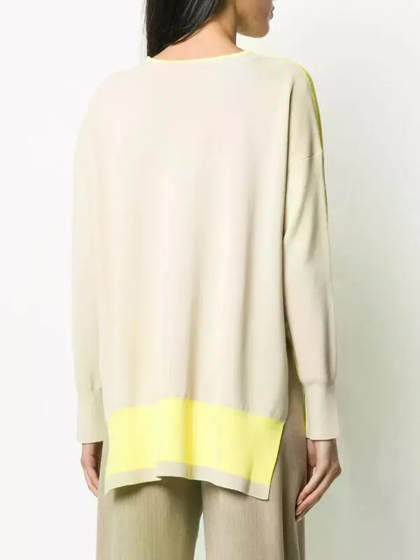 Stella McCartney Two-toned Oversized Jumper