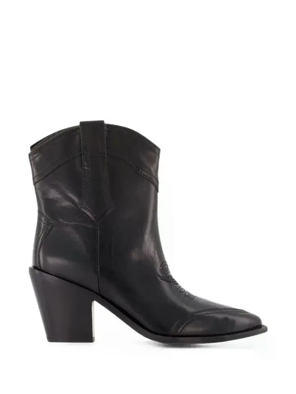 Zadig&Voltaire Cara Spazzo Cowboy Boots - Black
