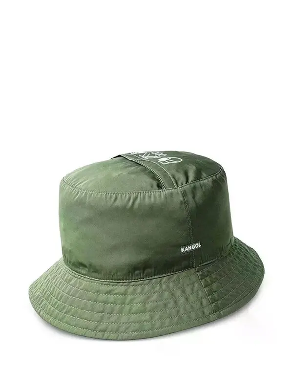 KANGOL Mesh Overlay Reversible Bucket Hat - Green