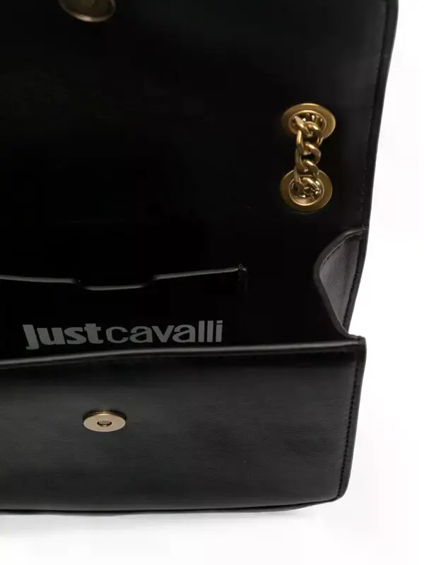 Just Cavalli Snake Plaque Mini Bag