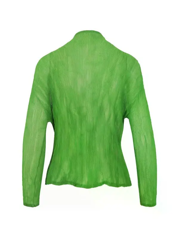 Issey Miyake Plissé-effect Zip-up Jacket