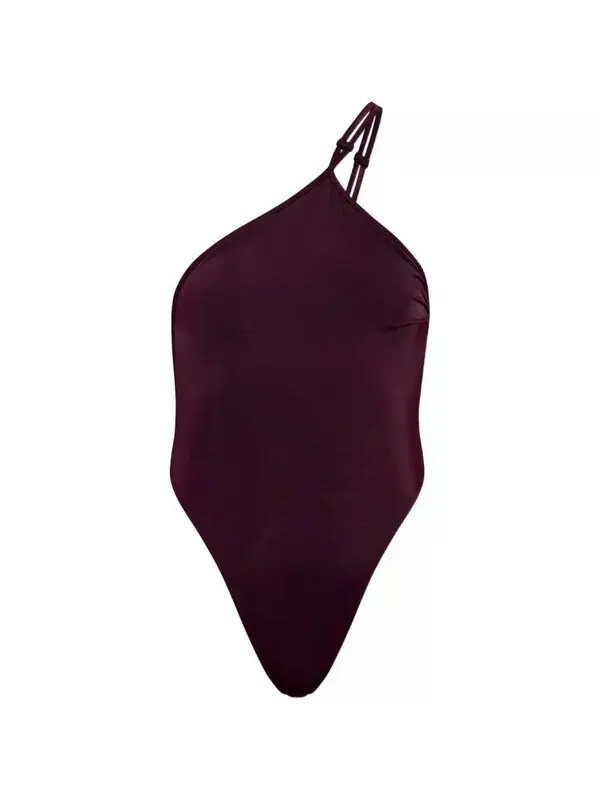Dsquared2 One-shoulder Cut-out Swimsuit - Purple