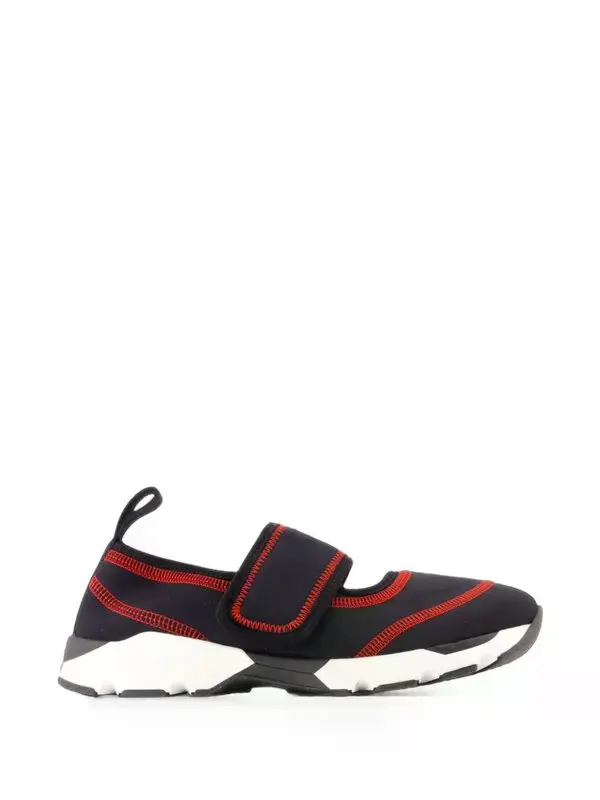 Marni Contrast Stitch Touch-strap Sneakers