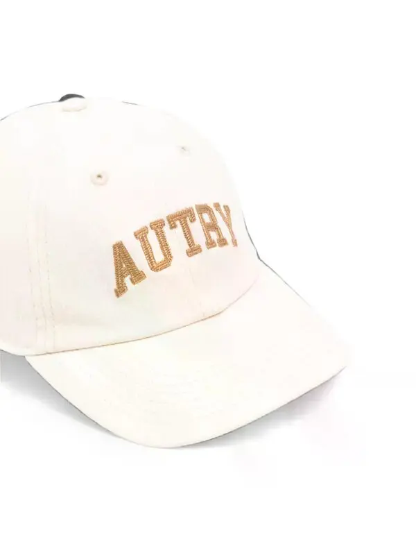 AUTRY Logo-embroidered Corduroy Baseball Cap