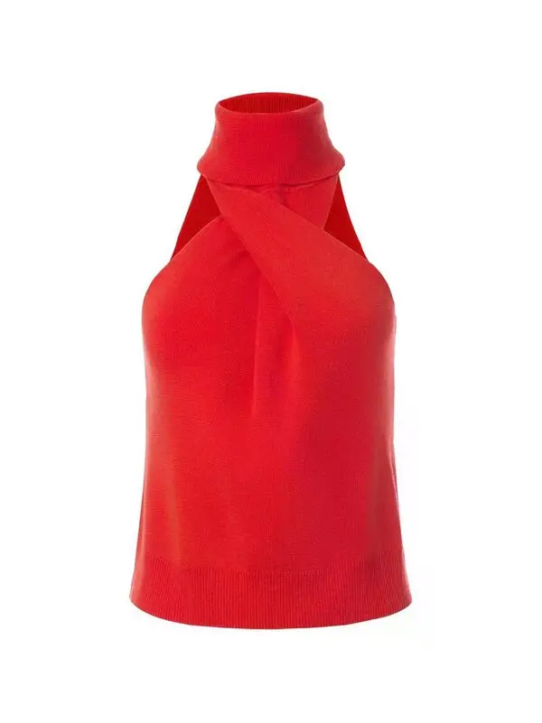 Monse Twist-front Halterneck Top